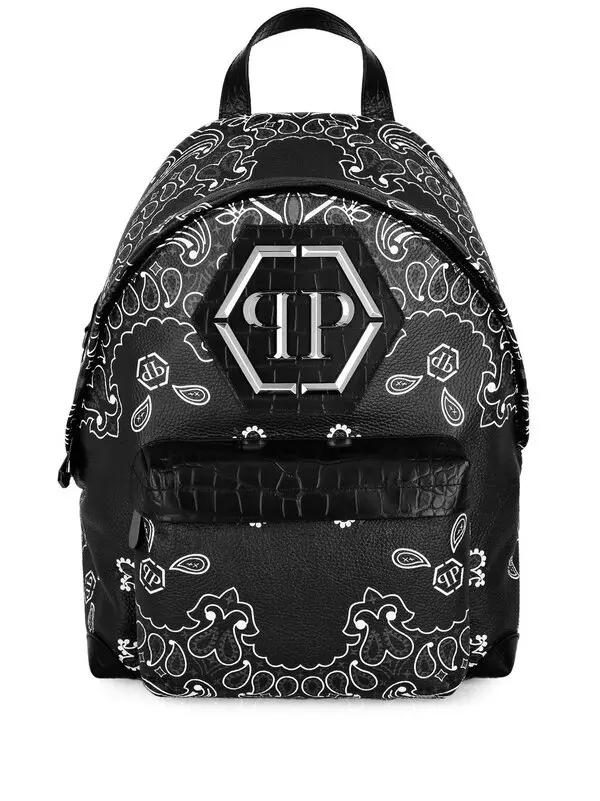 Philipp Plein Leather Backpack