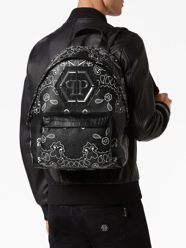 Philipp Plein Leather Backpack