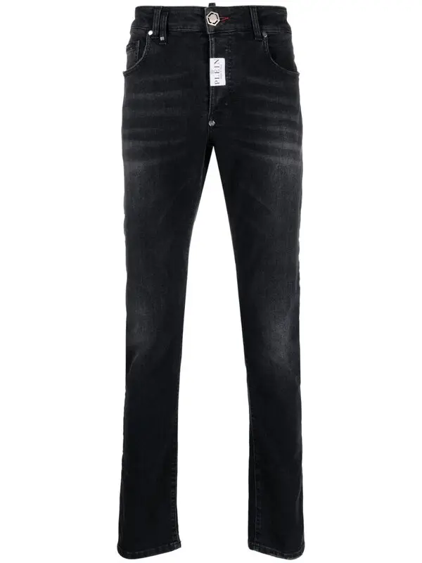Philipp Plein Straight-leg Jeans - Black