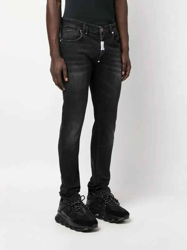 Philipp Plein Straight-leg Jeans - Black