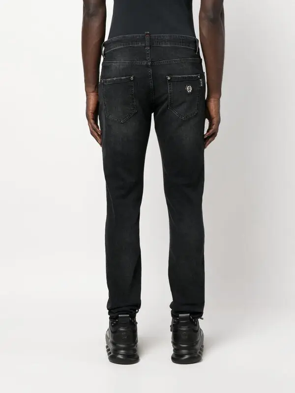 Philipp Plein Straight-leg Jeans - Black