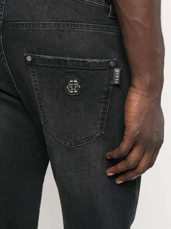 Philipp Plein Straight-leg Jeans - Black