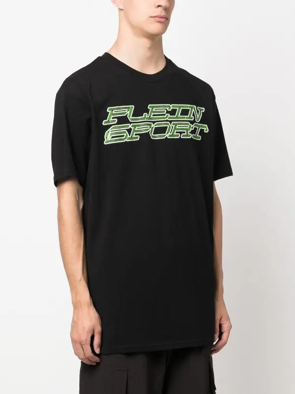 PLEIN SPORT Tiger-print Cotton T-shirt