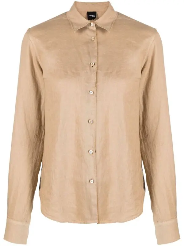 Aspesi Linen Shirt - Neutrals