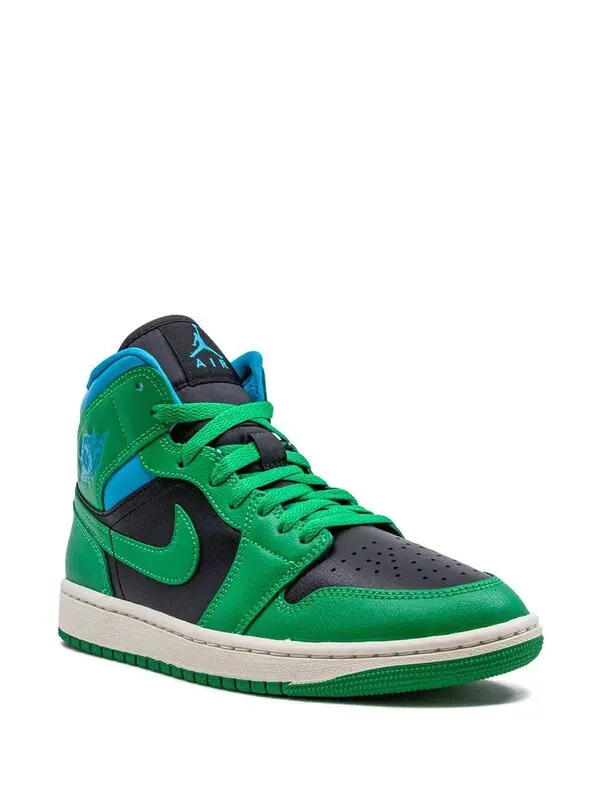 JORDAN Air 1 Mid High-top Sneakers - Black