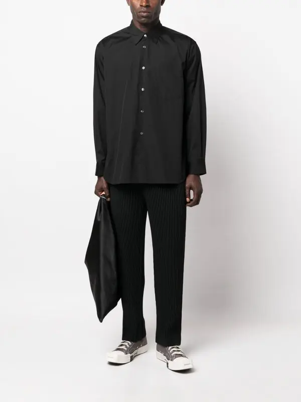 Comme Des Garçons Button-up Cotton Shirt