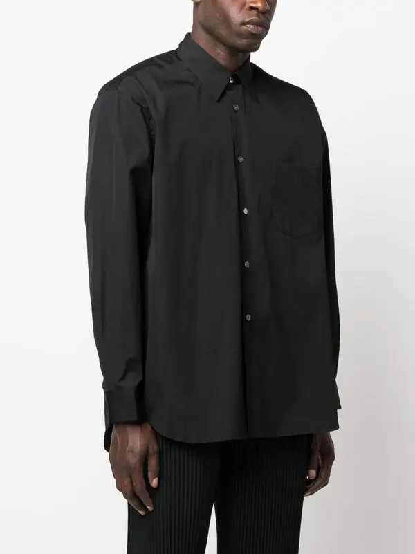Comme Des Garçons Button-up Cotton Shirt