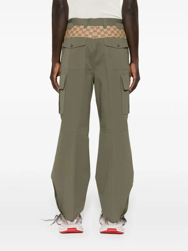 Gucci Panelled Mid-rise Cargo Trousers