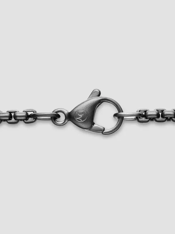 David Yurman Box Chain Necklace In Stainless Steel, 2.7mm