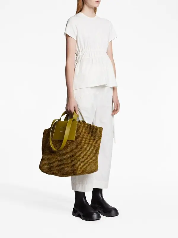 Proenza Schouler White Label Xl Morris Raffia Tote Bag
