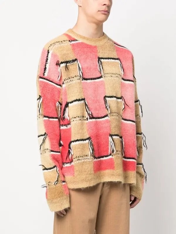 Marni Intarsia Mohair-blend Jumper