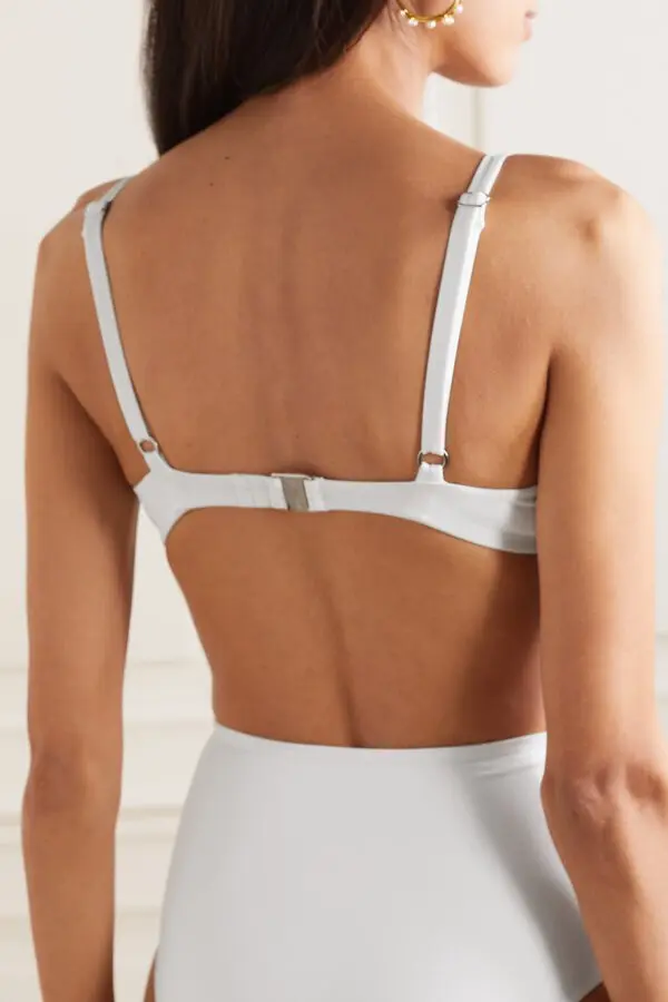 FORM AND FOLD Net Sustain D-g The Triangle Recycled Underwired Bikini Top