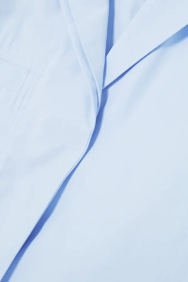 LOULOU STUDIO Net Sustain Mana Cropped Organic Cotton-poplin Shirt