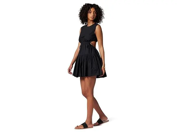 Joie Bea Sleeveless Crewneck Cut-out Tiered Dress