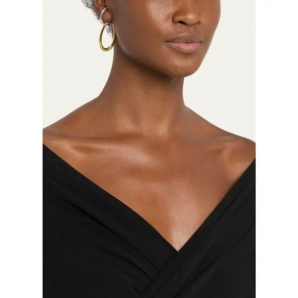 Charlotte Chesnais Delta Two-tone Single Earring - Silver