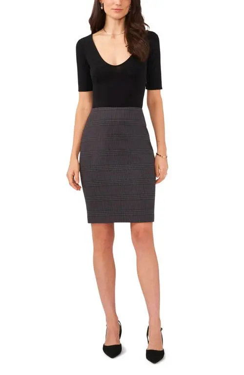 Vince Camuto Plaid Pencil Skirt