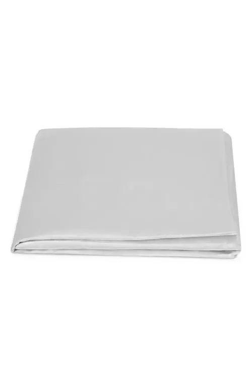 MATOUK Talita Satin Stitch Fitted Sheet - Silver