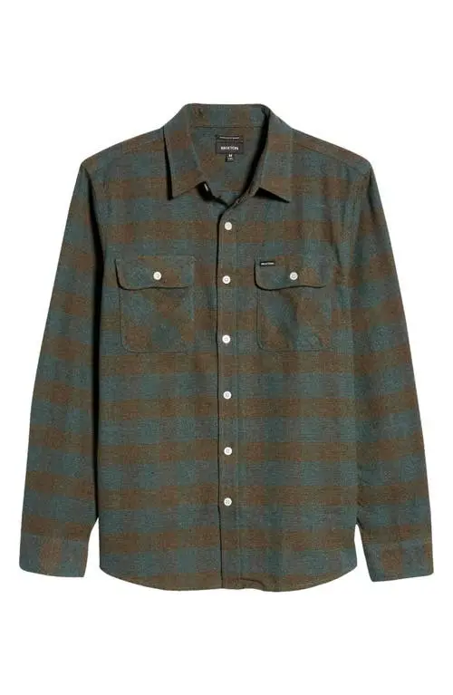 Brixton Bowery Check Flannel Button-up Shirt