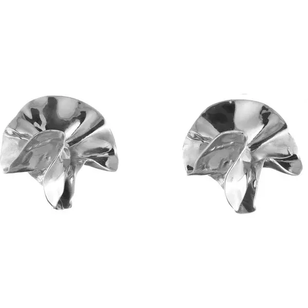 STERLING KING Delphinium Mini Stud Earrings - Sterling Silver