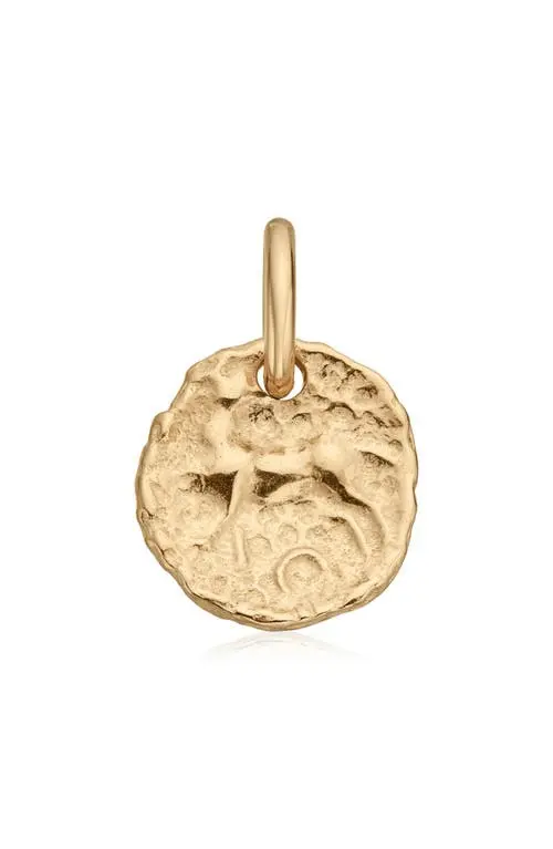 Monica Vinader Siren Coin Pendant - Yellow Gold