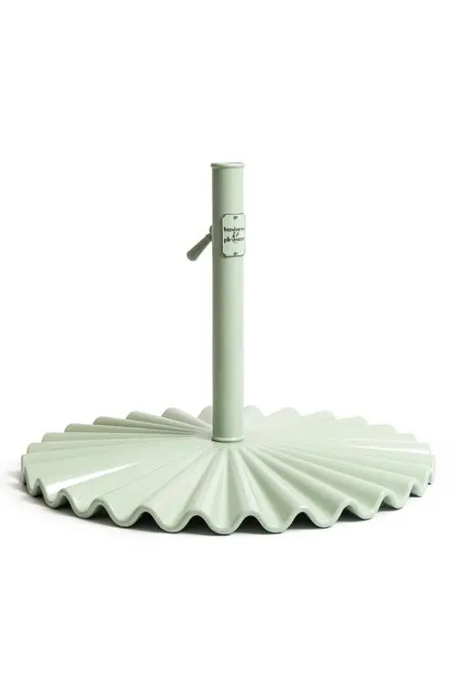 BUSINESS & PLEASURE The Clamshell Base Umbrella Stand - Sage Green