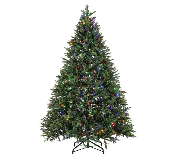 SAFAVIEH 7.5 Ft Pre-lit Spruce Christmas Tree W Pine Cones - One-color