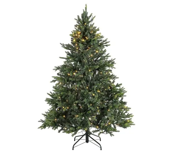 SAFAVIEH 5.5 Ft Pre-lit Faux Fir Christmas Tree - One-color