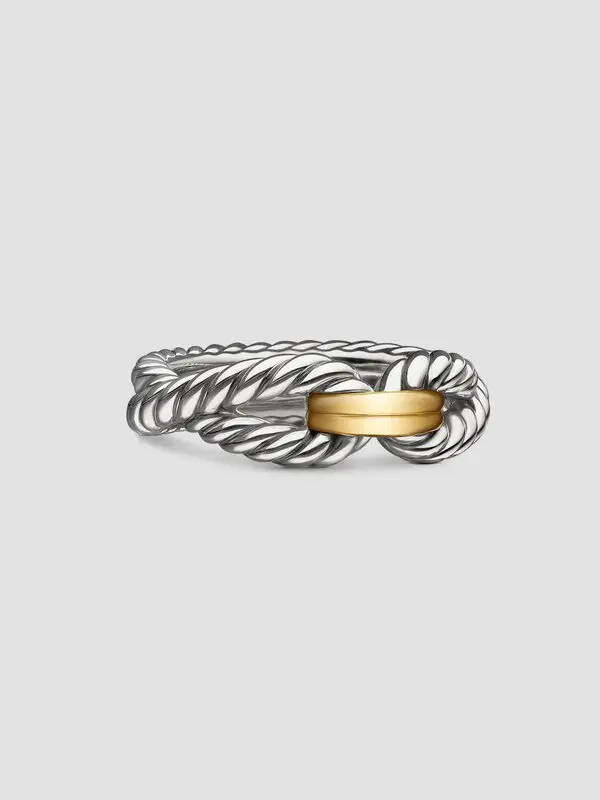 David Yurman Cable Loop Band Ring In Sterling - Silver