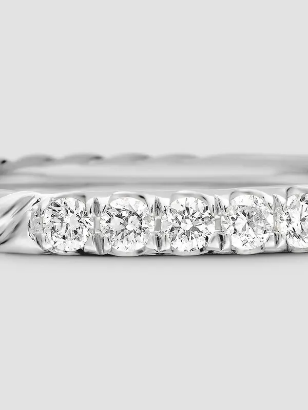 David Yurman Cable Collectibles Stack Ring In 18k