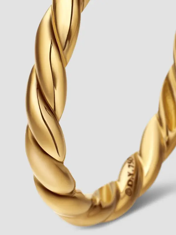 David Yurman Flex Band Ring In 18k Yellow