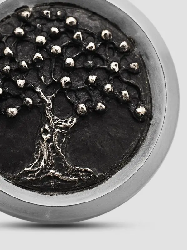David Yurman Tree Of Life Amulet In With Bronze, 22.8mm - Silver