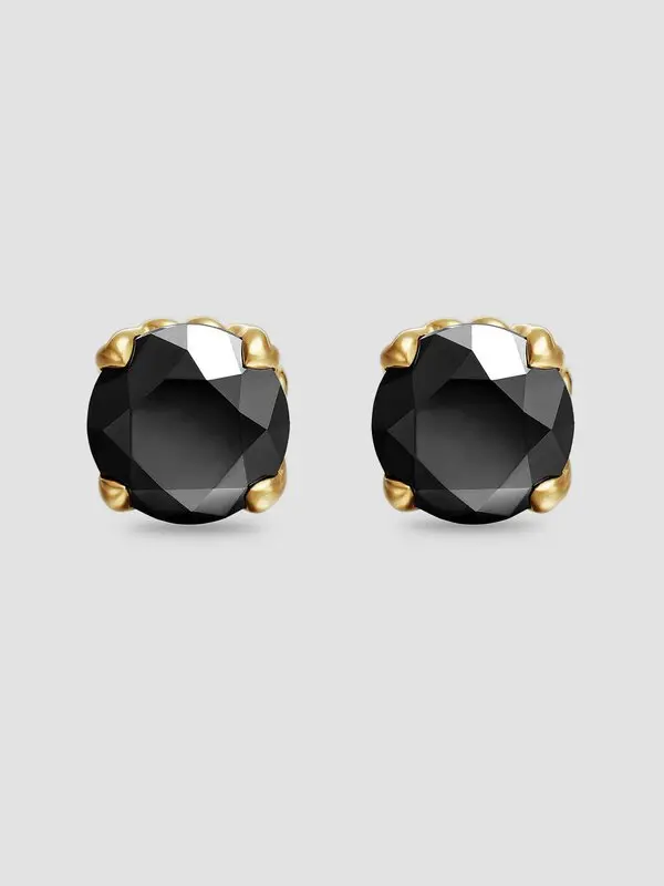 David Yurman Stud Earring In 18k Yellow Gold