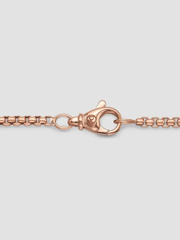 David Yurman Box Chain Necklace In 18k 2.7mm