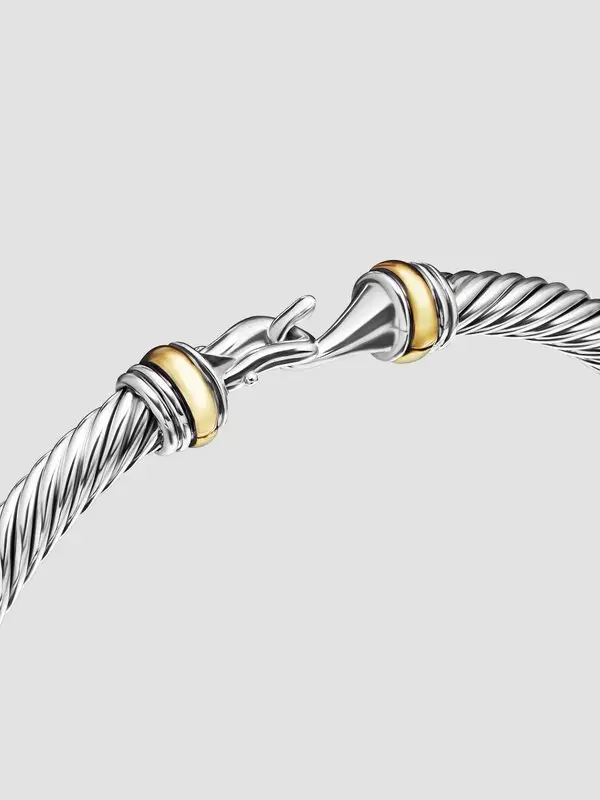 David Yurman Buckle Bracelet In Sterling