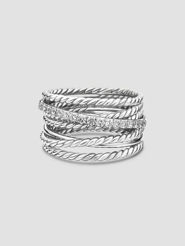 David Yurman Crossover Ring - Diamond