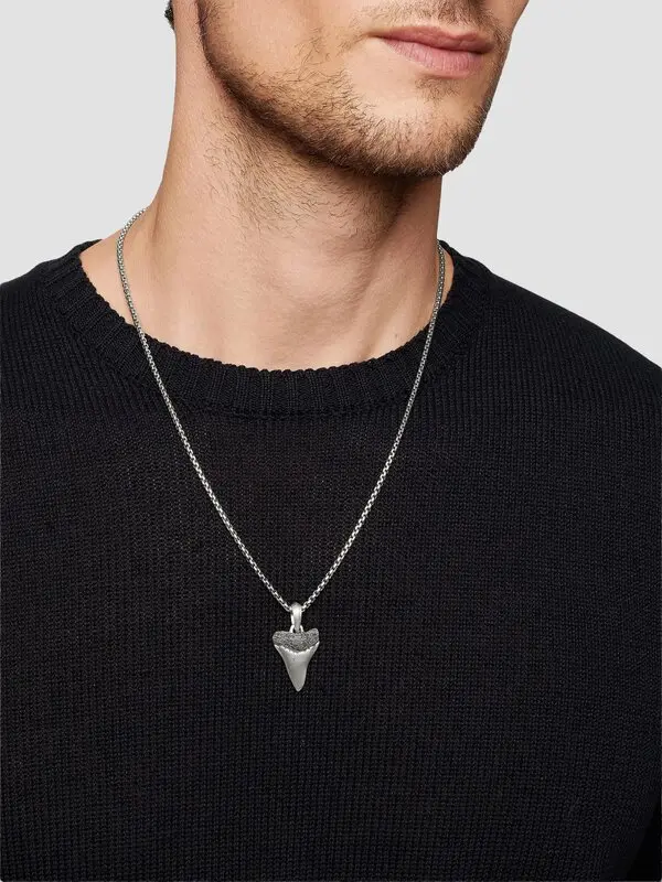 David Yurman Shark Tooth Amulet In 25.8mm
