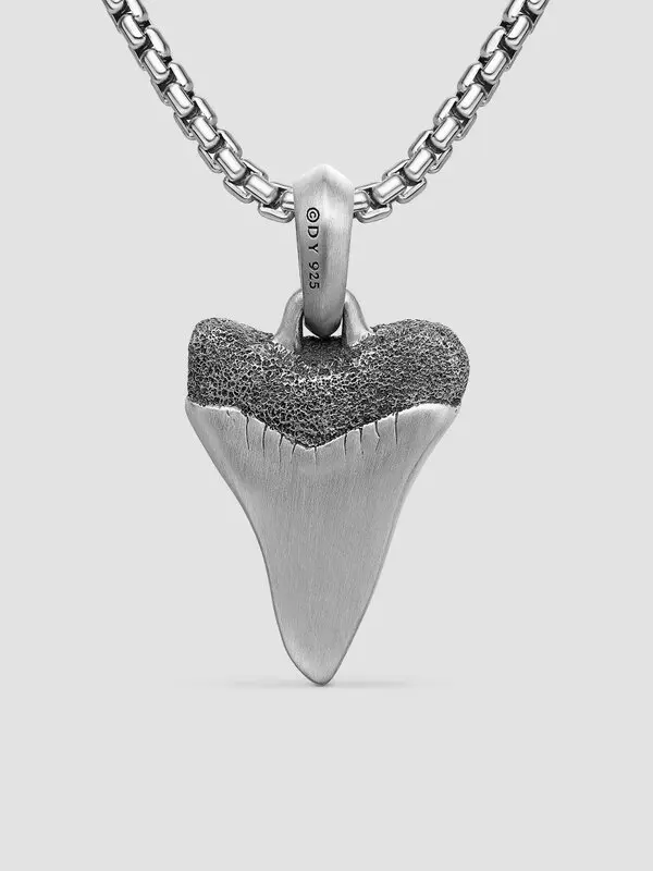 David Yurman Shark Tooth Amulet In 25.8mm
