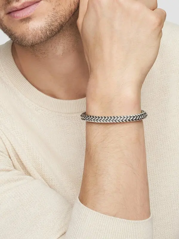 David Yurman Chevron Bead Bracelet In 8mm