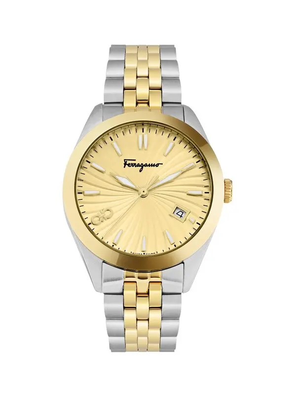 FERRAGAMO Idillio Chronograph Stainless Steel Bracelet Watch - Two Tone