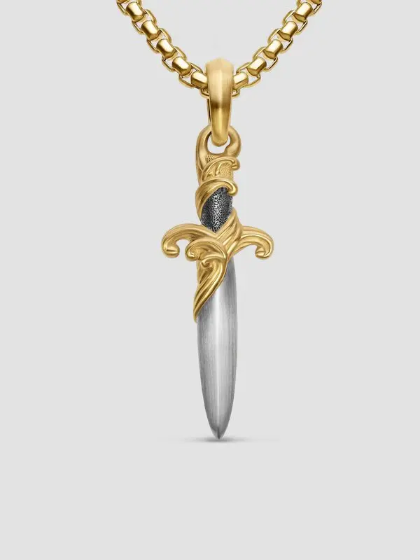 David Yurman Waves Dagger Amulet - Silver