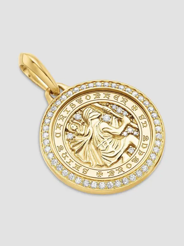 David Yurman St. Christopher Amulet In 18k Yellow