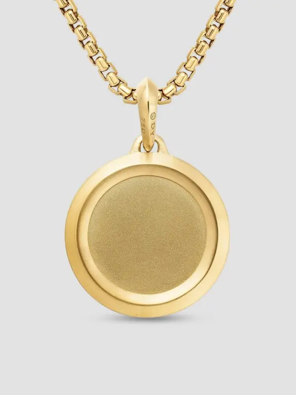 David Yurman St. Christopher Amulet In 18k Yellow