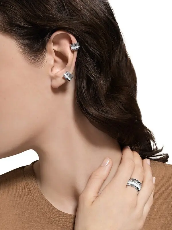 Boucheron Quatre White Edition 18k Hyceram & 0.52 Tcw Diamond Ring