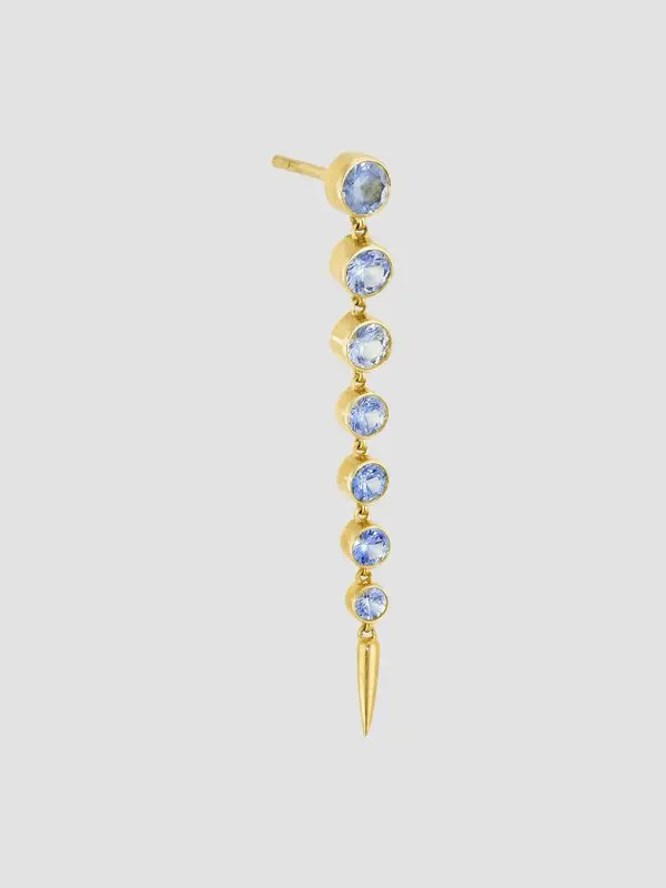 JENNA BLAKE 18k & Emerald Fringe Earrings