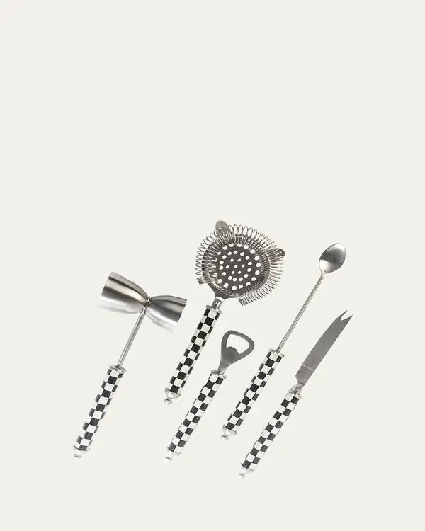 MACKENZIE-CHILDS Courtly Check Bar Tool Set - One-color