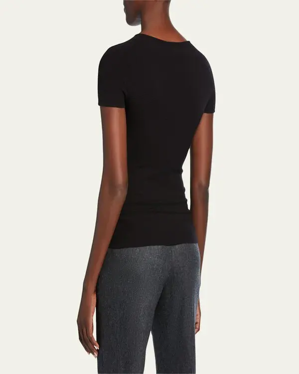 Giorgio Armani Scoop-neck Knit Tee