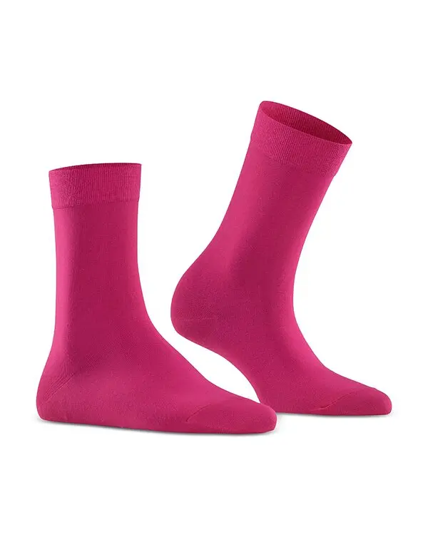 Falke Cotton Touch Crew Socks - Berry