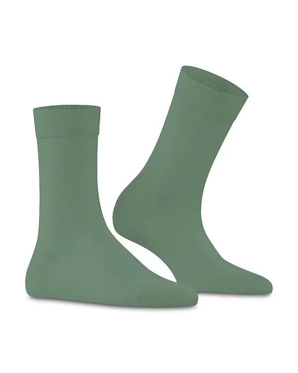 Falke Cotton Touch Crew Socks - Sage