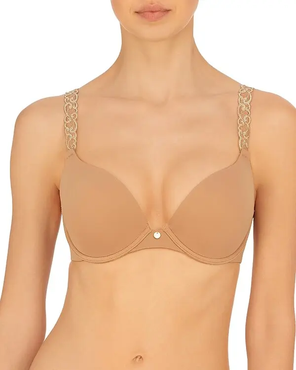 Natori Pure Luxe Push-up Underwire Bra - Cafe
