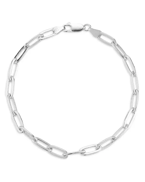 MILANESI AND CO Sterling Paperclip Chain Bracelet - Silver